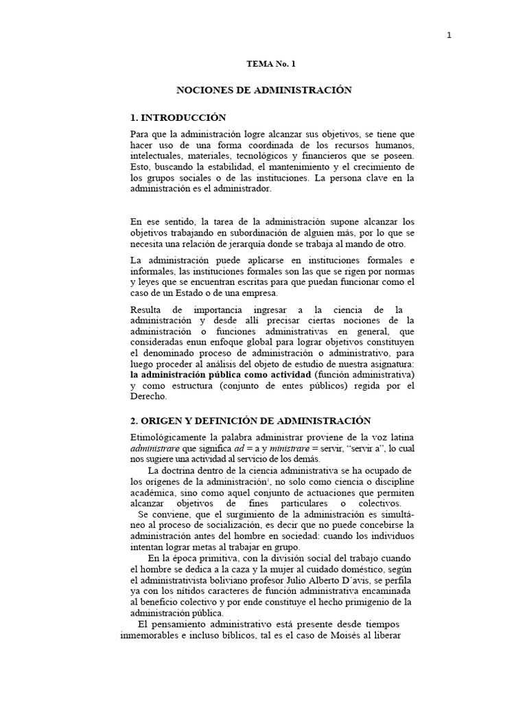 Tema 1 Der Adm | PDF