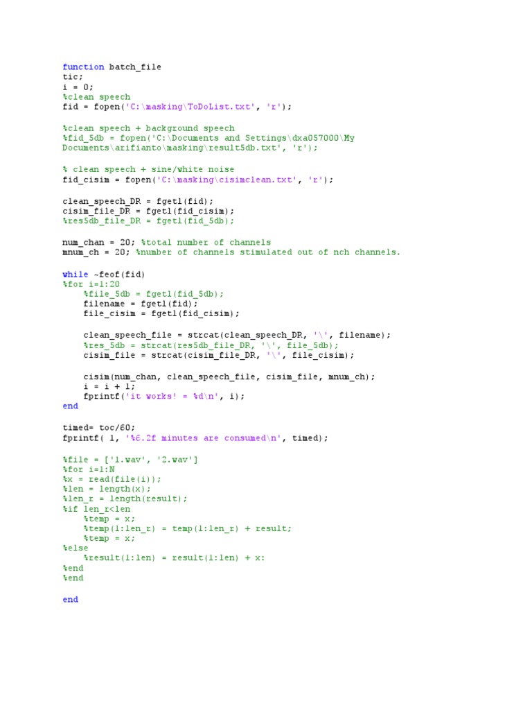 Function Batch | PDF | Computers