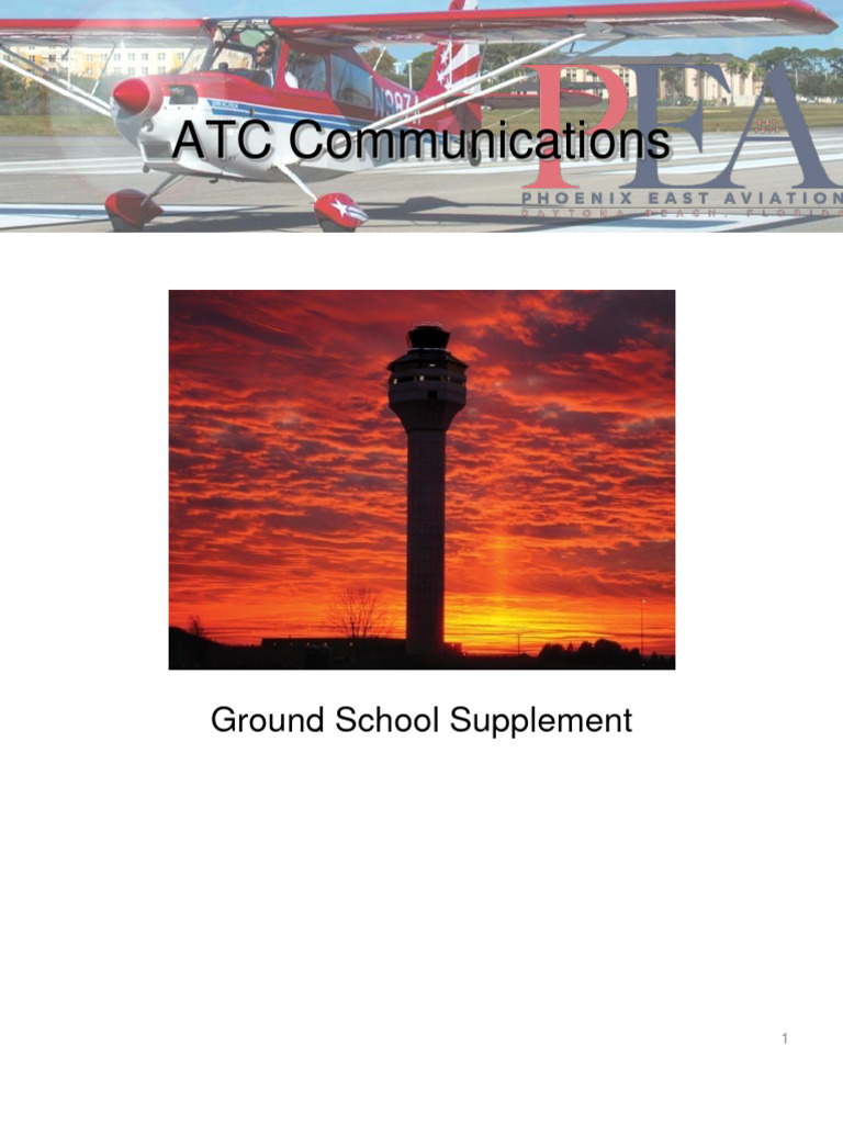 ATC Communication GS Booklet Handout | PDF