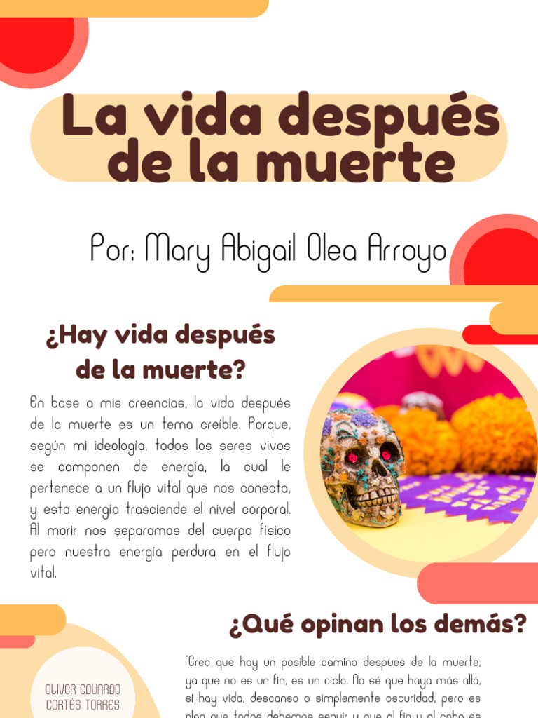 Reflexiones sobre la vida después de la muerte | PDF | Religión y ...