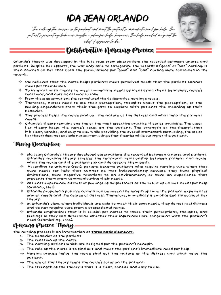 Ida Jean Orlando | PDF