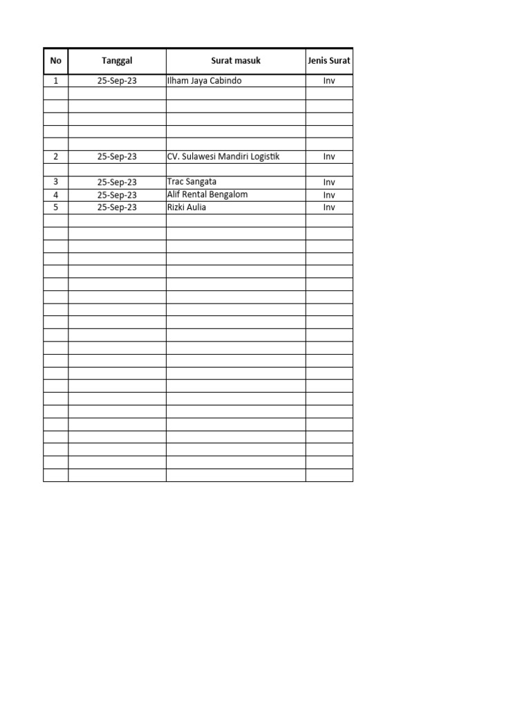 Surat Masuk Pdf