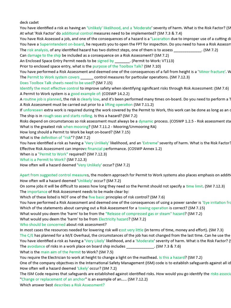 Ra Test | PDF | Risk | Risk Assessment