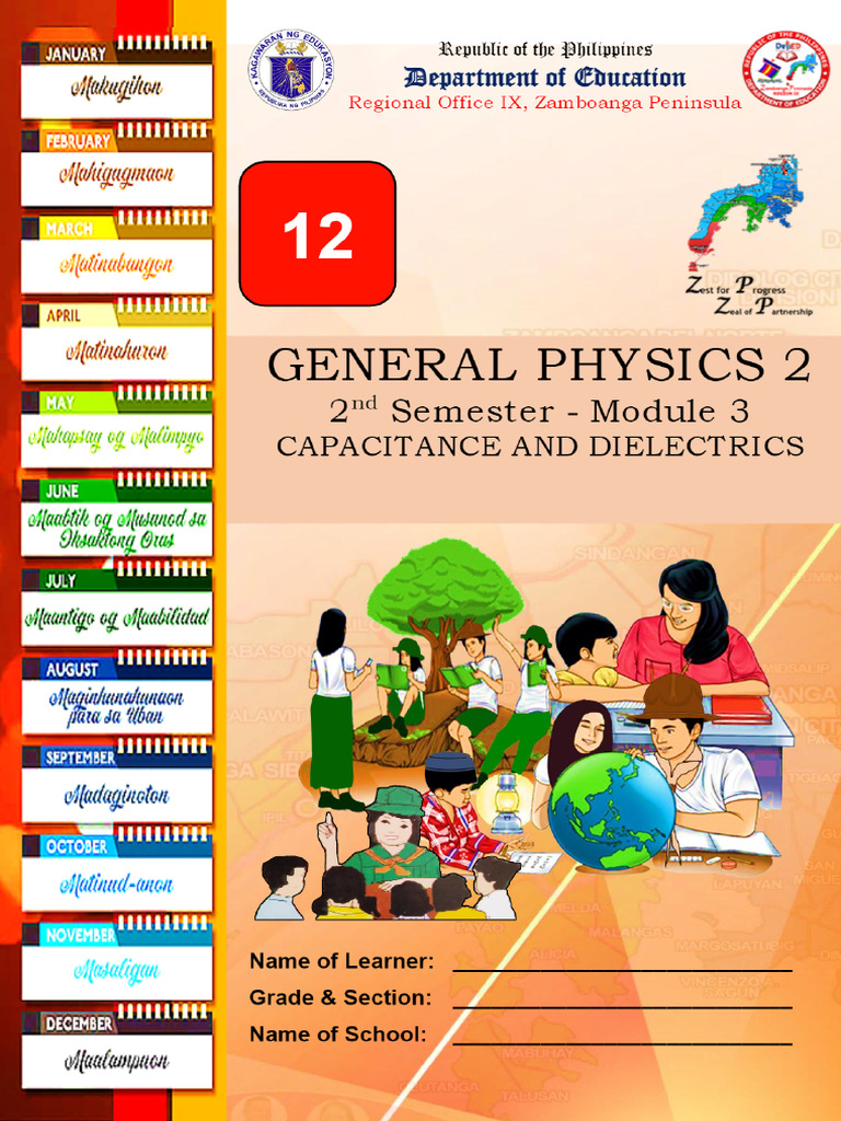 Module 2 GENERAL PHYSICS 2 2 ND Semester - Module 3 CAPACITANCE AND DIELECTRICS - PDF | PDF