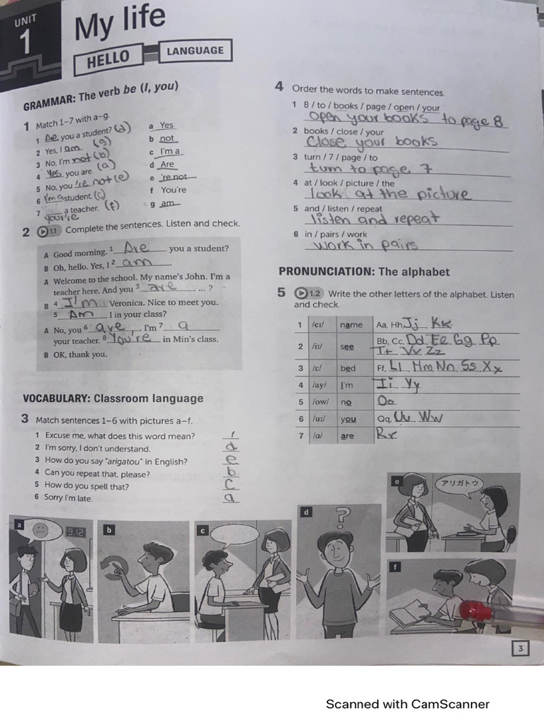 Unidad 1 Workbook | PDF