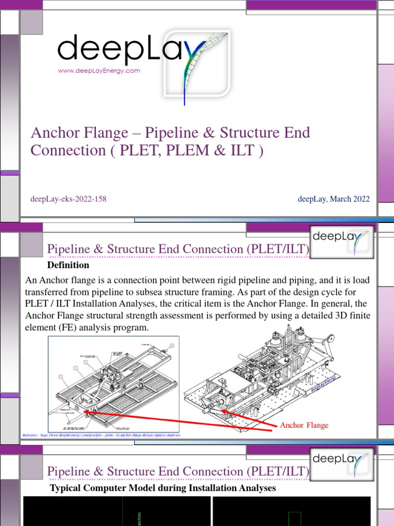 Deeplay-Eks-2022-158 - Anchor Flange - Pipeline & Structure Connections ... Deeplay-Eks-2022-158 - Anchor Flange - Pipeline & Structure Connections ...