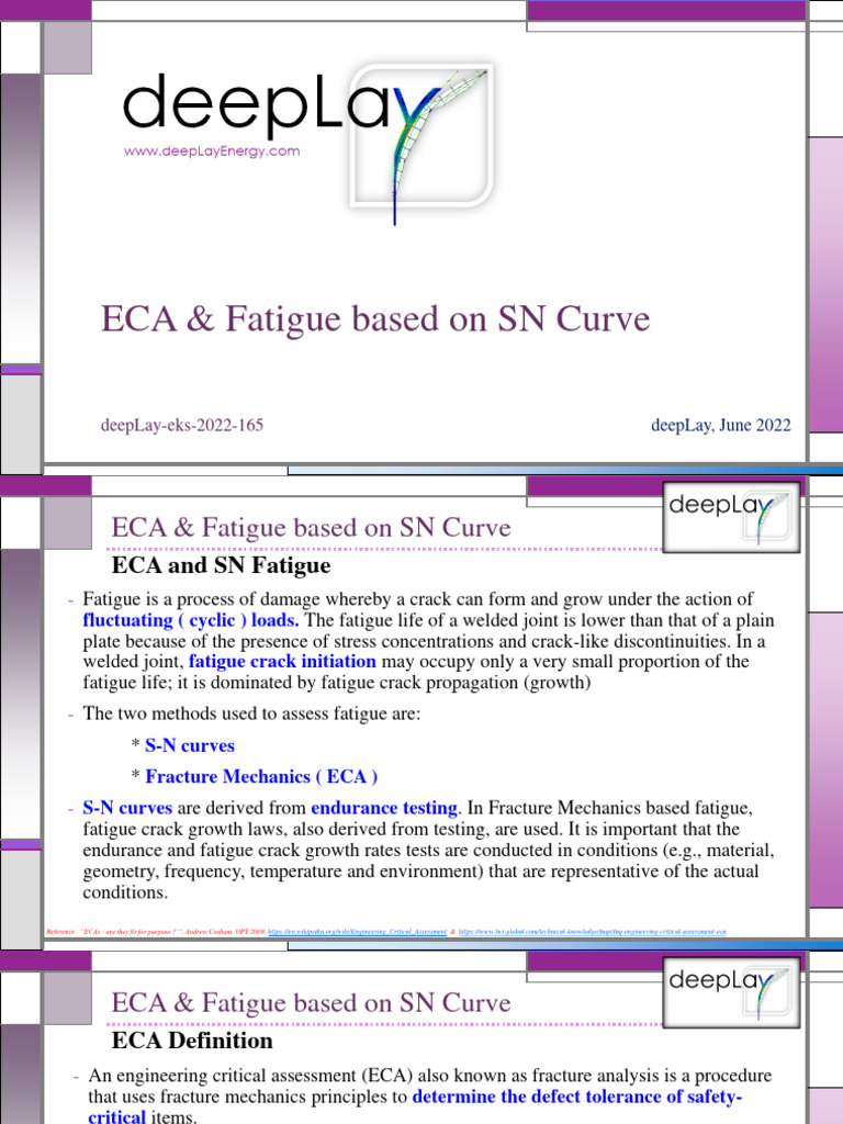 Deeplay-Eks-2022-165 - ECA&FatigueSNCurve | PDF Deeplay-Eks-2022-165 - ECA&FatigueSNCurve | PDF