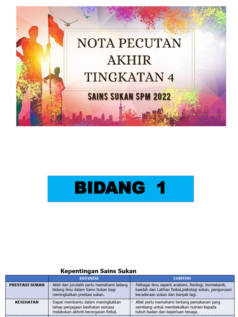 T4 SAINS SUKAN Pecutan 2022 | PDF