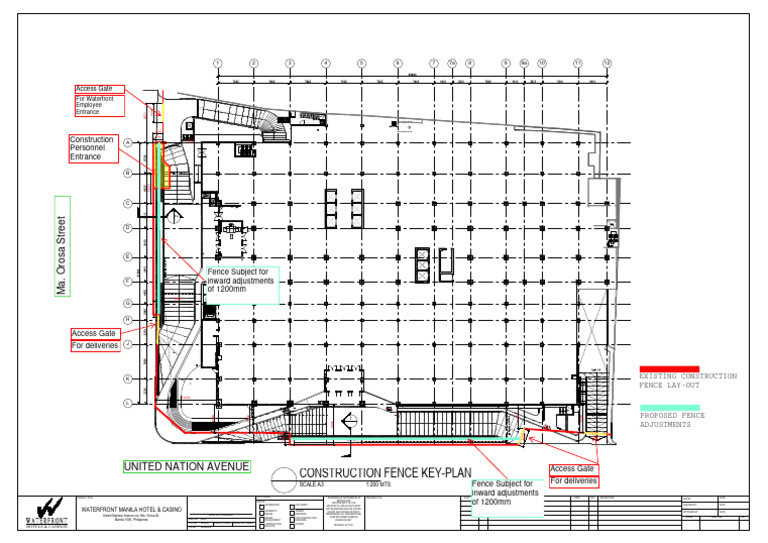 Construction Fence Keyplan | PDF