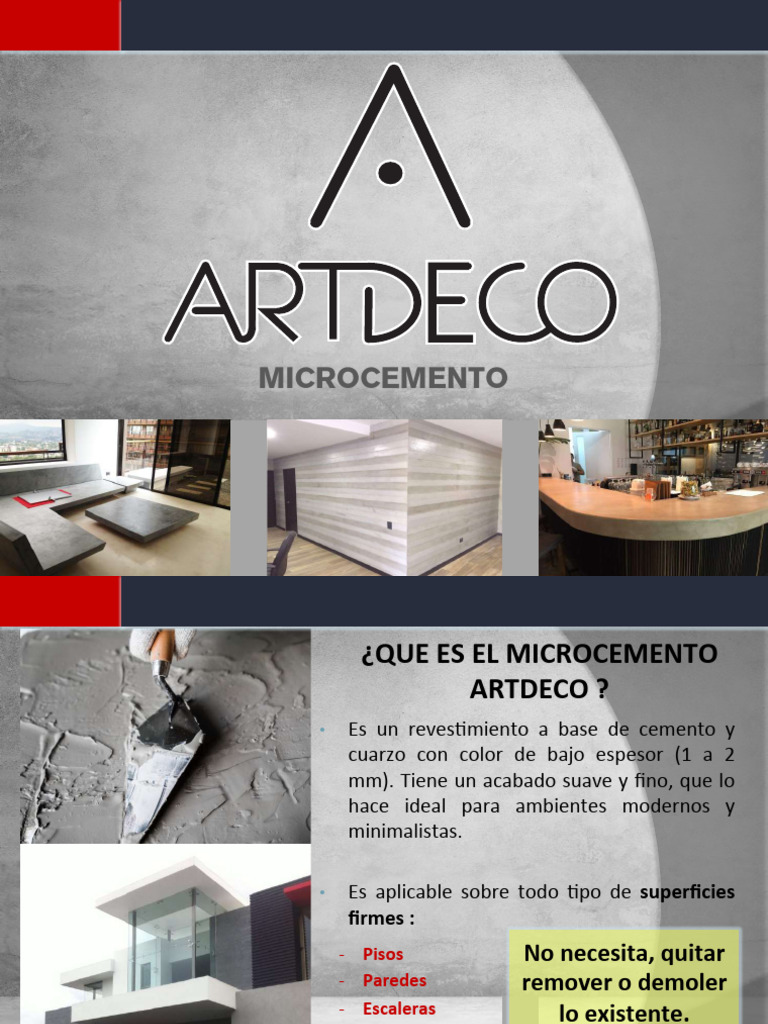 Artdeco Microcemento | PDF