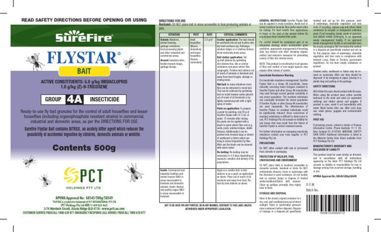 LABEL Surefire Flystar 500g | PDF