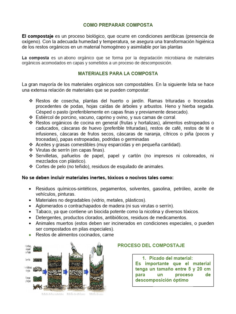 Guía Completa para Hacer Composta | PDF | Compost | Naturaleza