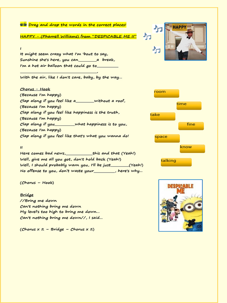 Happy Pharrell Williams Pdf