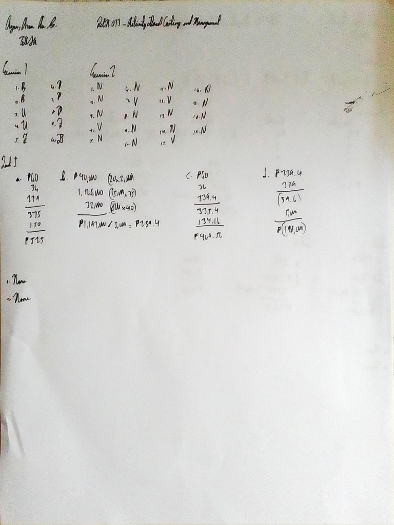 Fin 073-Act. Based Cost. | PDF