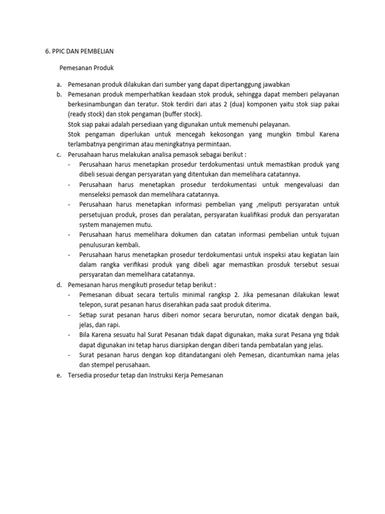 Ppic Dan Pembelian | PDF