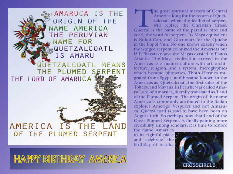 Restoring the Name Amaruca | PDF