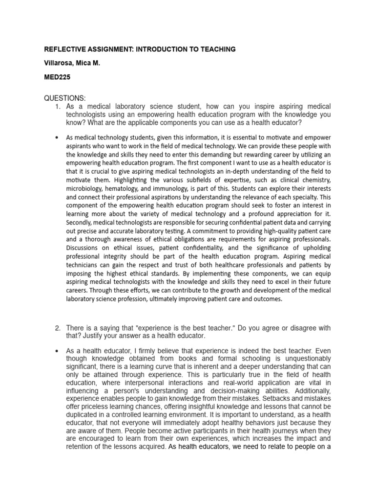 INTRODUCTION-TO-TEACHING | PDF