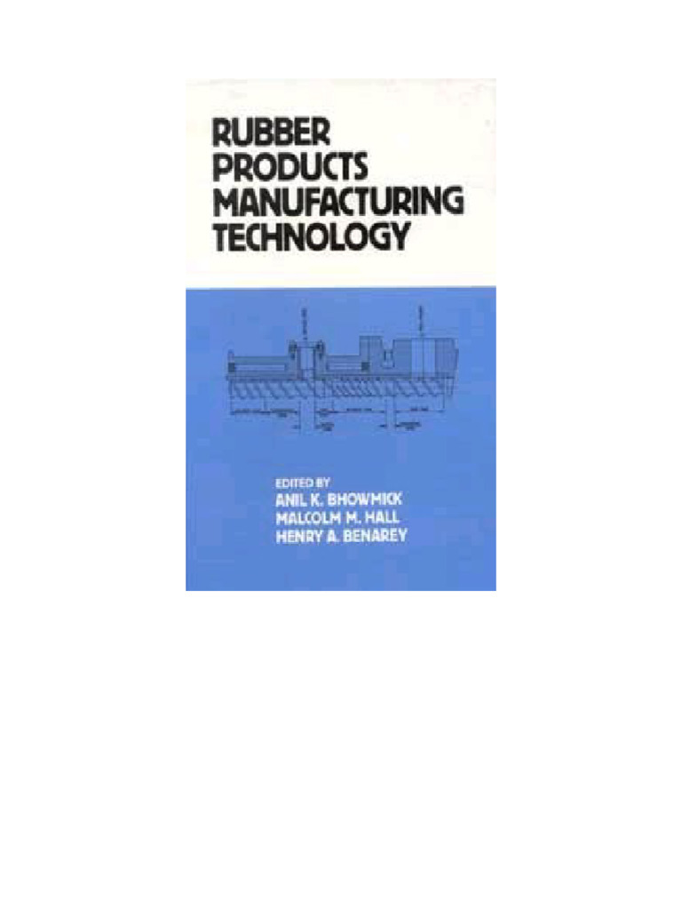 Rubber Products Manufacturing Technology | PDF | Business | Art