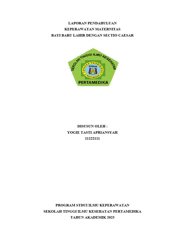 LP Bayi Baru Lahir DGN SC | PDF | Kesehatan Holistik
