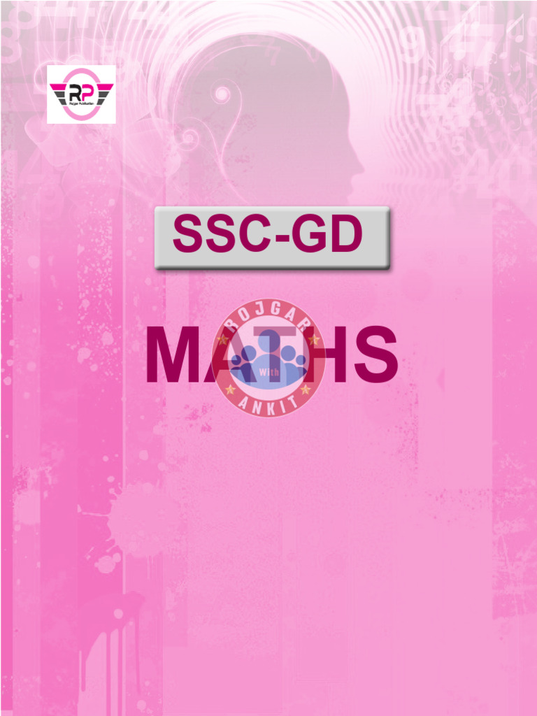 SSC GD Maths Study Guide | PDF | Mathematical Notation | Arithmetic