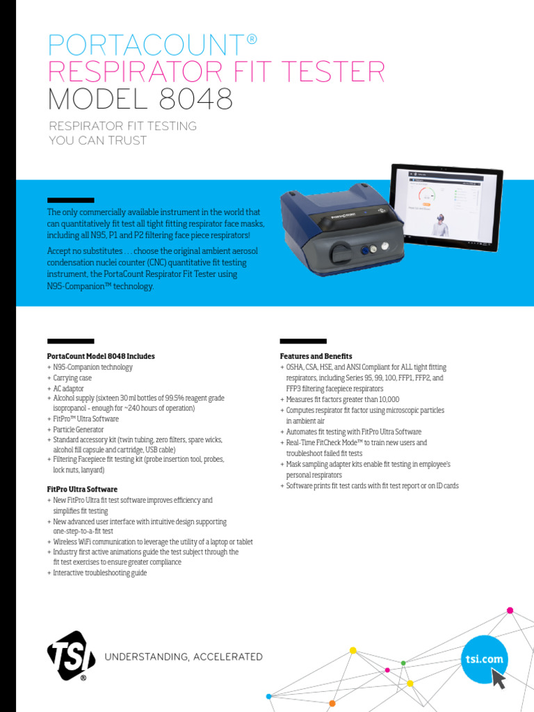 PortaCountPro Model 8048 US 5001943 RevA Web | PDF