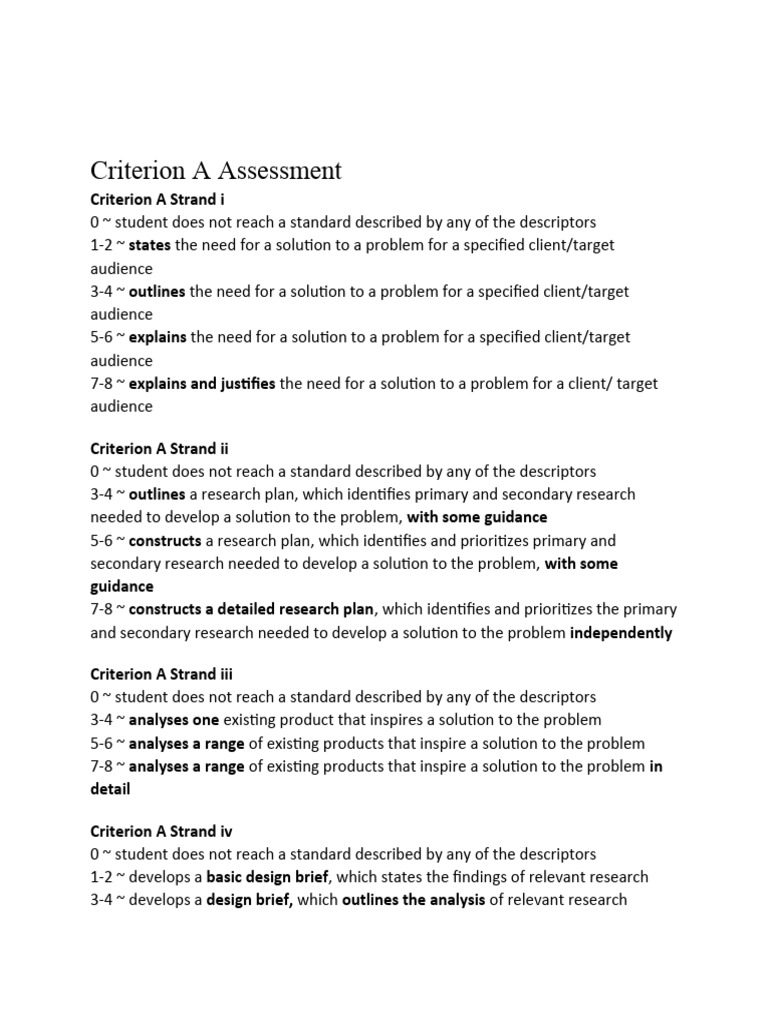 Checklist Criterion A | PDF