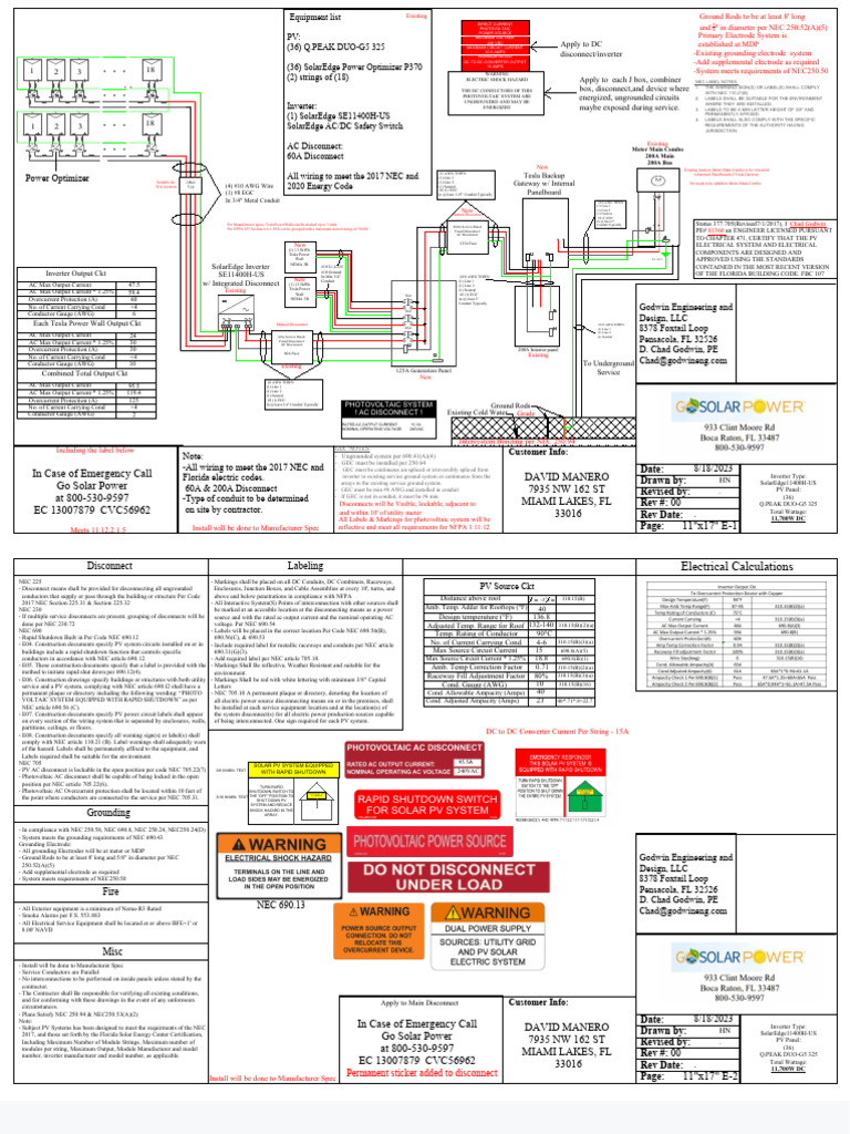 Tesla Powerwall 3 Wiring Overview | PDF | Direct Current | Photovoltaics