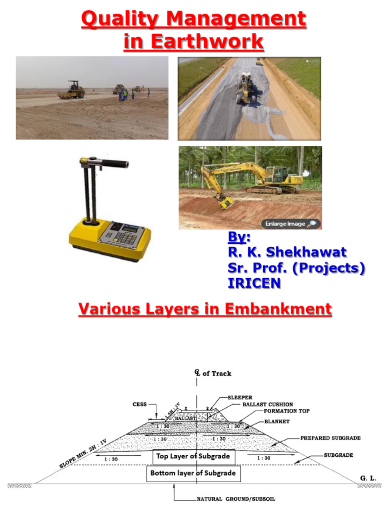 Quality Management in Earthwork | PDF