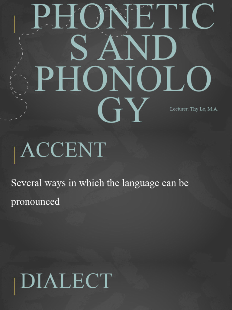 1. Introduction to phonetics and phonology | PDF