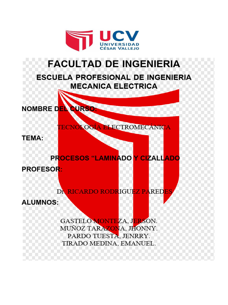 Imforme N°6 Laminado y Cizallado | PDF