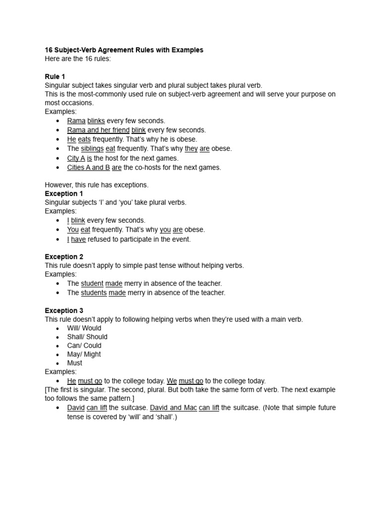 Review On The Structures of English | PDF