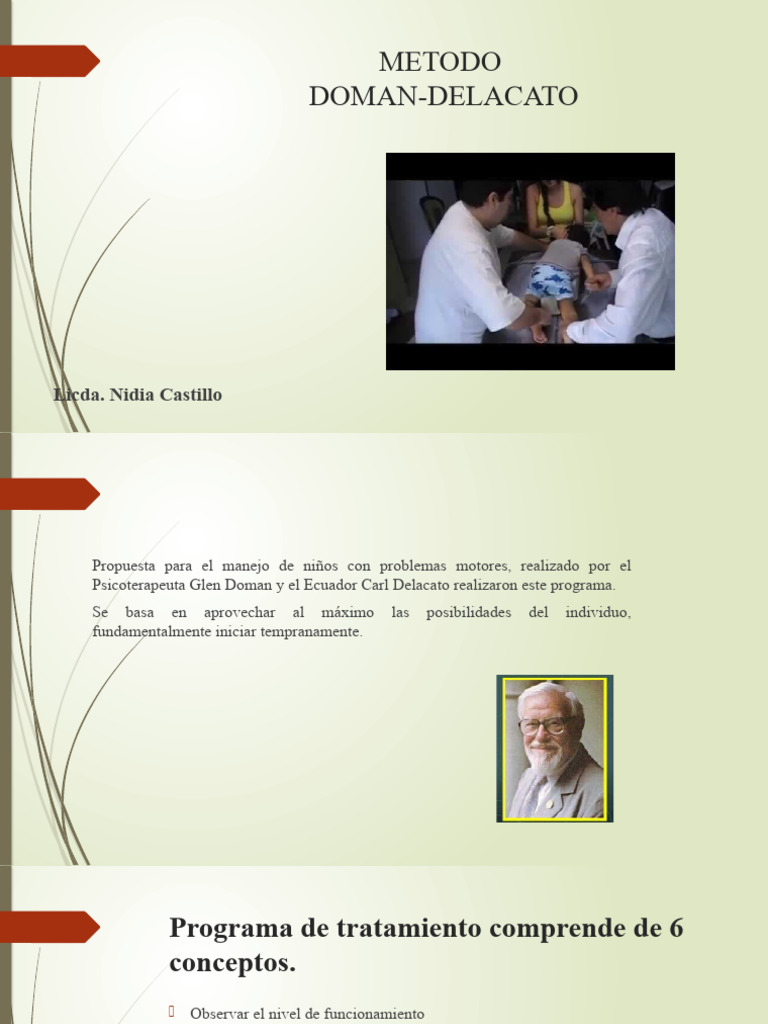 Método de Doman Delacato | Descargar gratis PDF | Medicina CLINICA