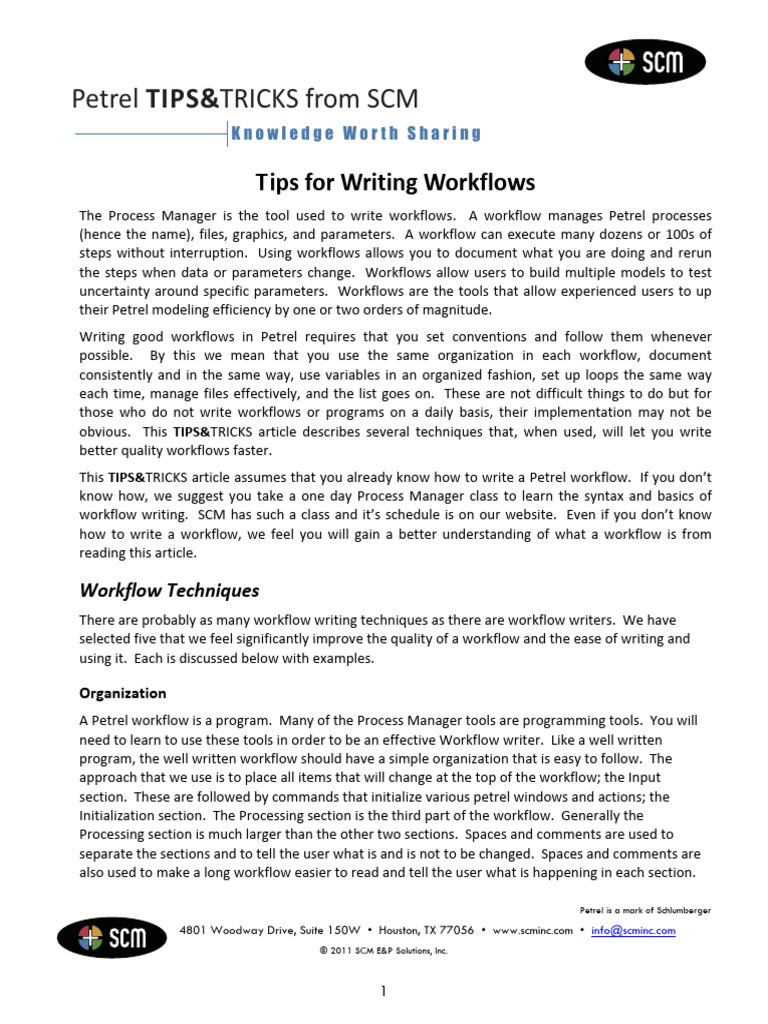 Petrel Tipstricks From SCM | PDF | Computer File | Version Control