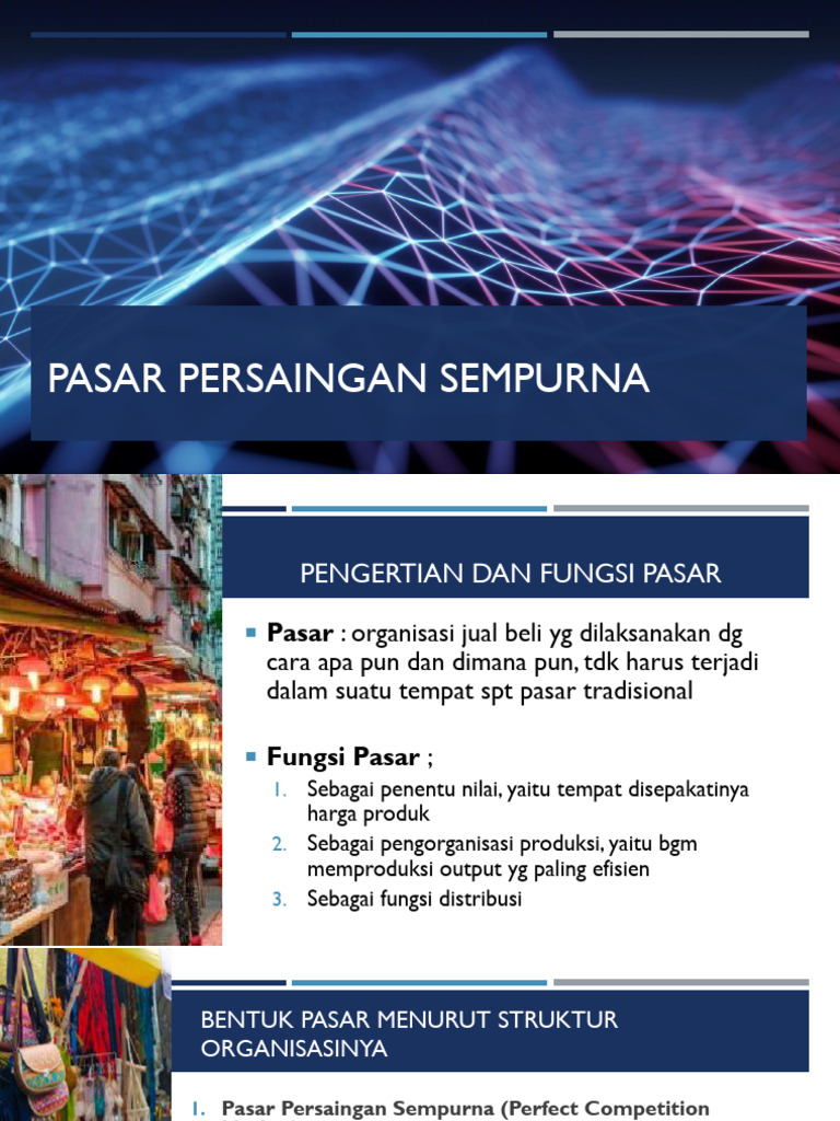 2021 M13 Pasar Persaingan Sempurna | PDF