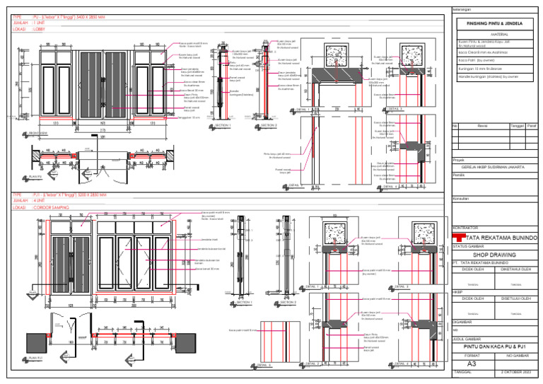003.pintu Dan Kaca Pu & PJ1 | PDF