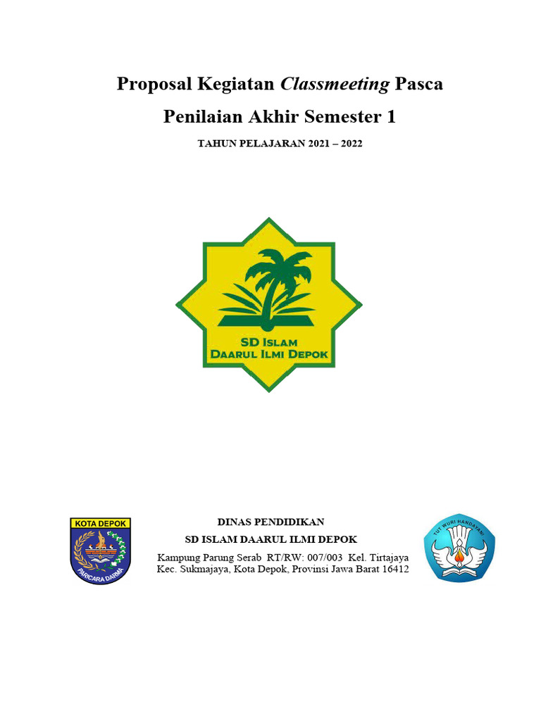 Proposal Classmeeting PAS 1 | PDF