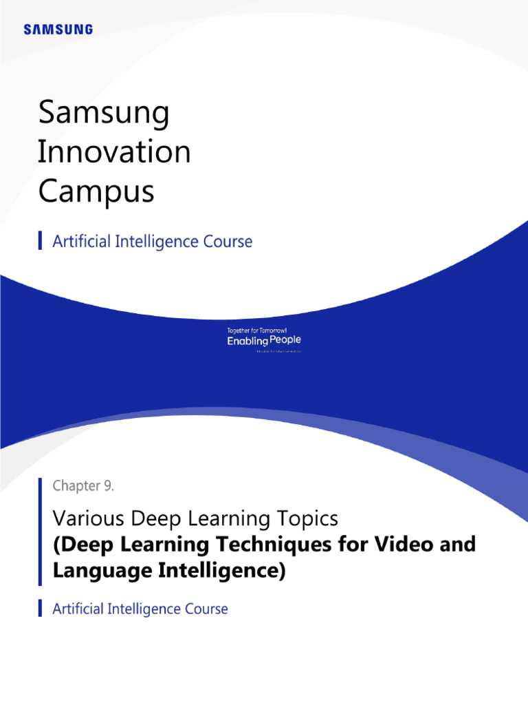 Chapter 9. Various Deep Learning Topics - v.1.1 | PDF | Artificial ...