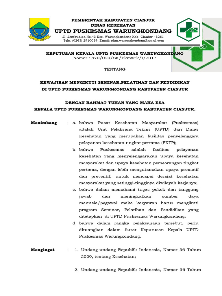 20 SK Mengikuti Seminar | PDF