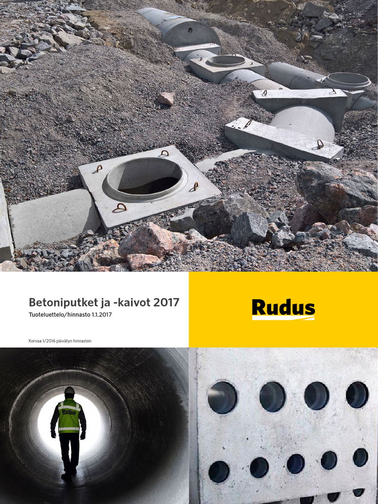 Rudus Betoniputket Kaivot 17 Verkko | PDF