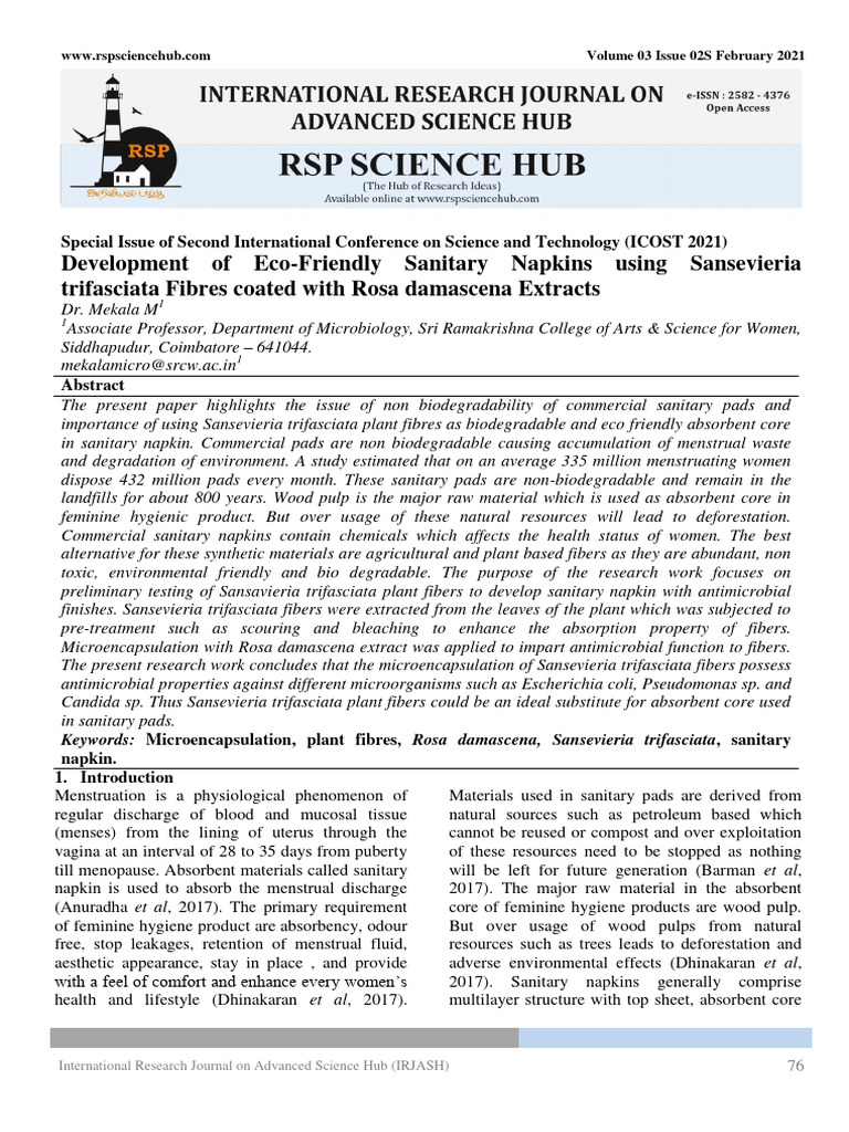 IRJASH - Volume 03 - Issue Special Issue ICOST 2S - Pages 76-82 | PDF