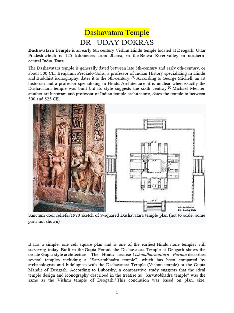 Dashavatara Temple | PDF | Hindu Gods | Vaishnavism