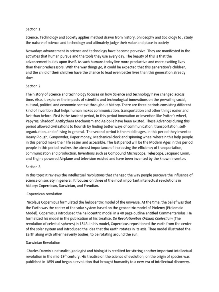 Sts Final Exam Summary | PDF | Politics | Social Science