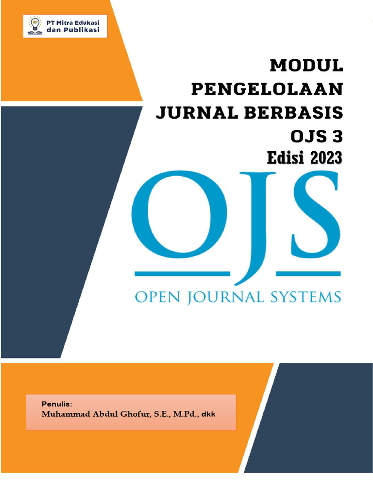 Modul Pengelolaan Jurnal Berbasis OJS 3 Edisi 2023 | PDF