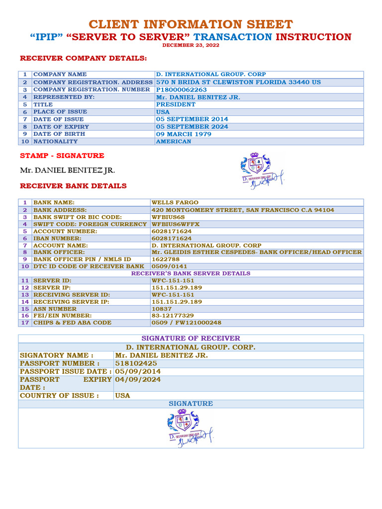 IPIP Server Transaction Details | PDF