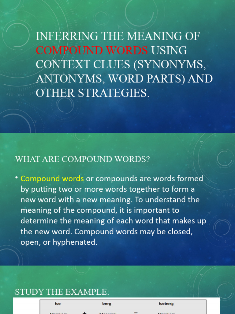 English 5 Q1 Week 2 | PDF | Word | Grammar