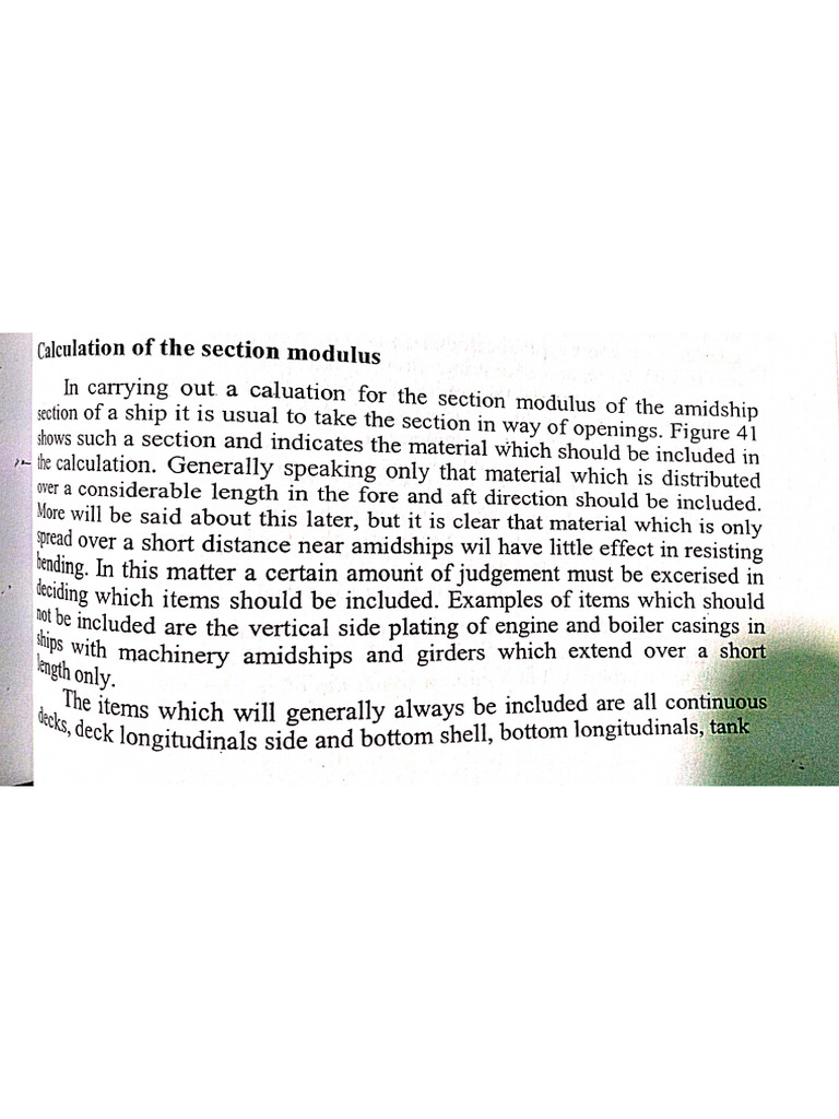 Calc of section modulus page 75 | PDF