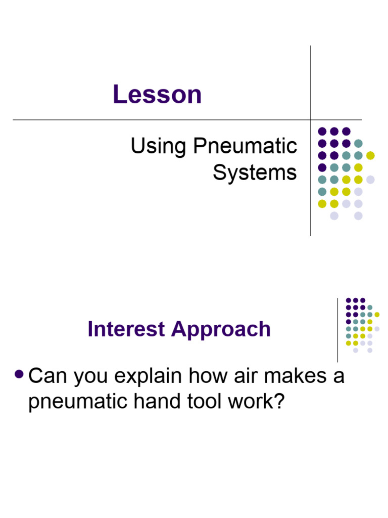 Pneumatic-Systems Presentation | PDF