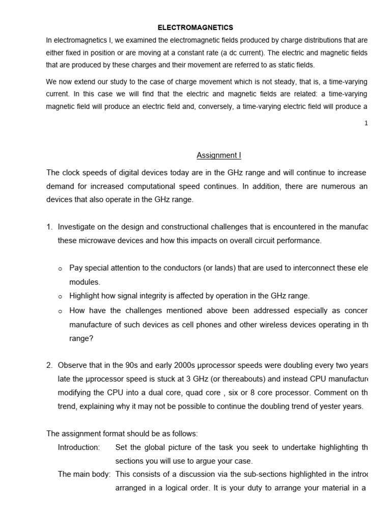 Electromagnetics A | PDF | Central Processing Unit | Multi Core Processor