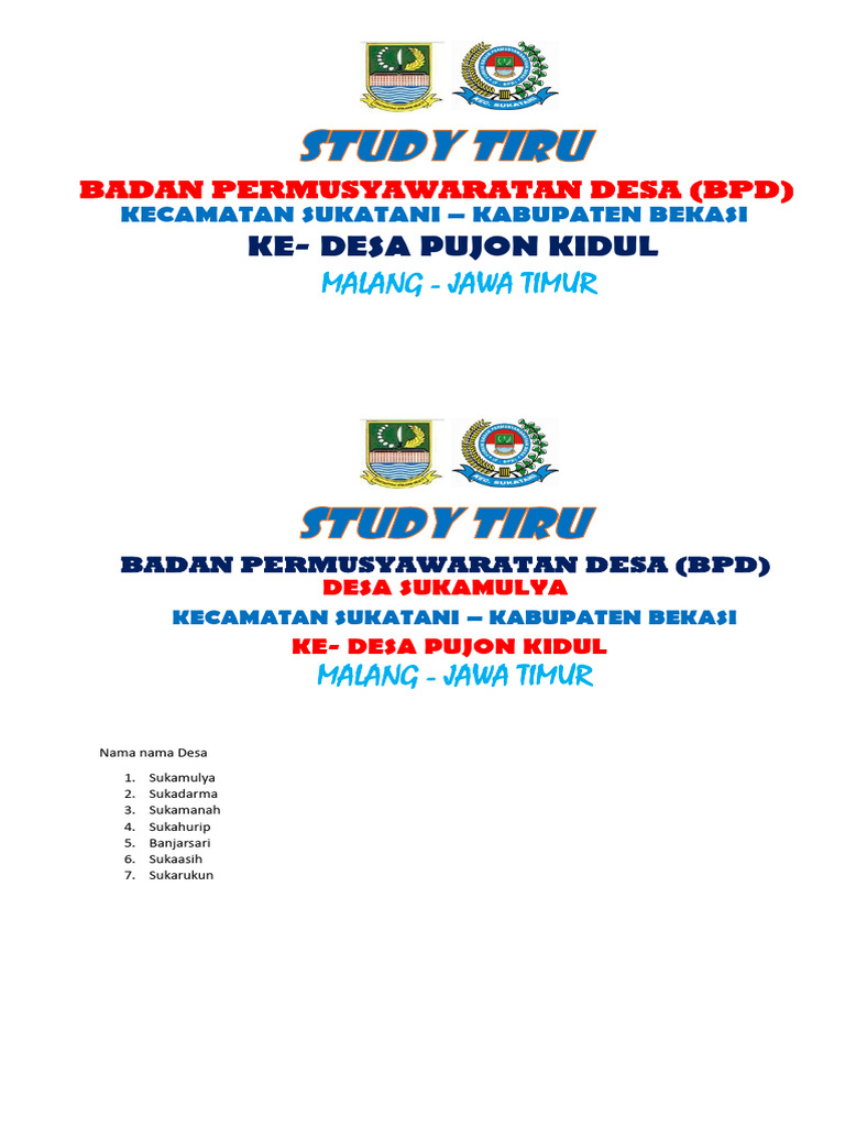 Banner Study Tiru 2 | PDF