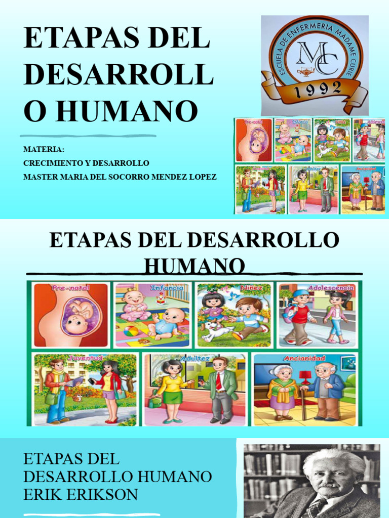 8 Etapas Del Desarrollo Humano | PDF